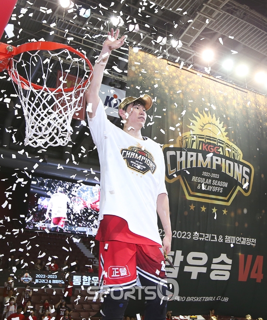 [포토Q] 안양 KGC '우승이다!' - 스포츠Q(큐)